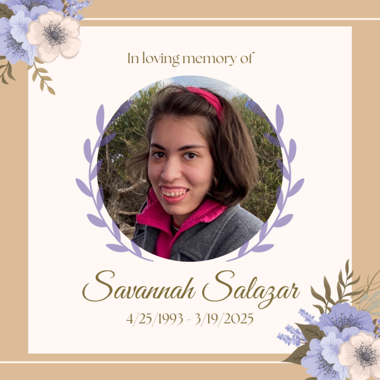 Savannah, Forever in Our Hearts - LGS Foundation